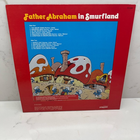 Vintage | Media | Vintage Father Abraham In Smurfland Vinyl Record 978 ...